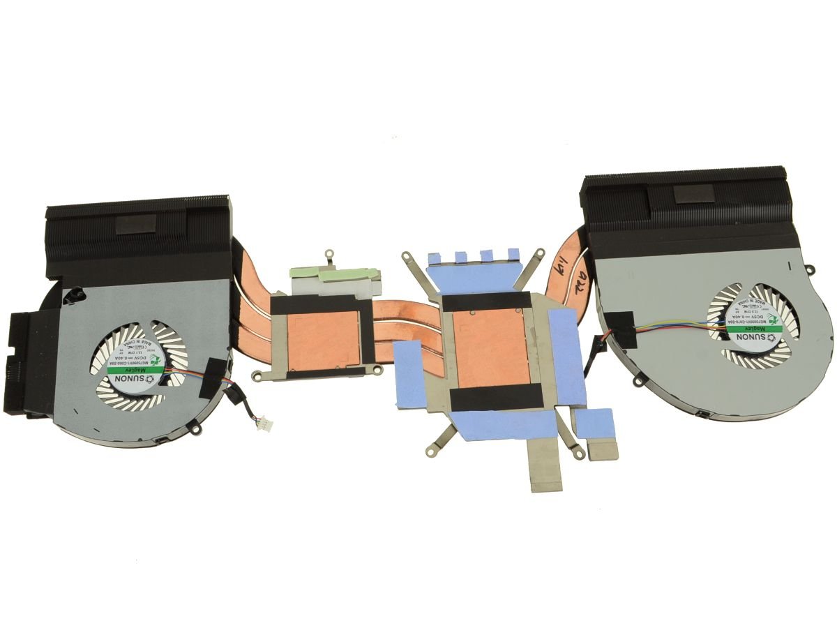 For Alienware 17 R4 CPU / Graphics Cooling Heatsink Fan Assembly for ...