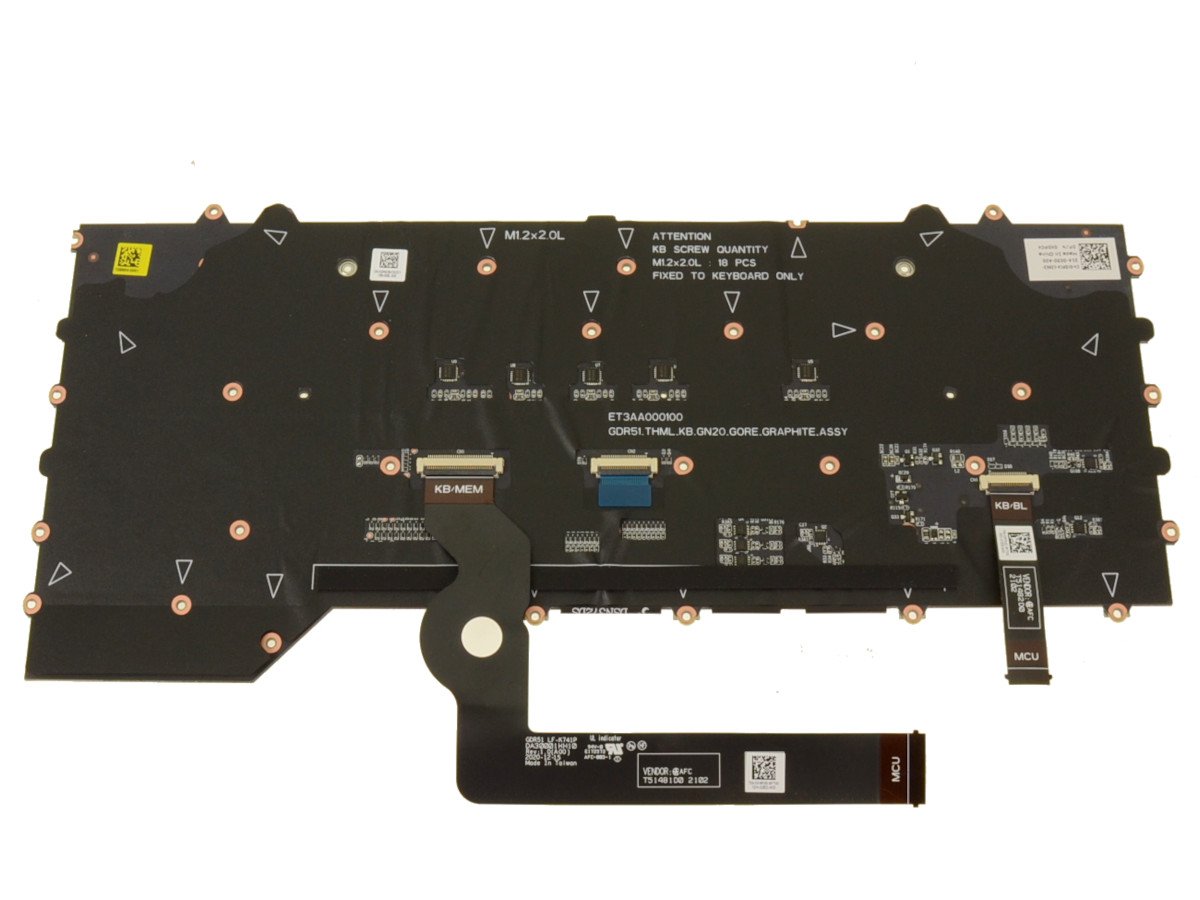 For Alienware m15 R4 Mechanical Backlit Laptop Keyboard Assembly ...