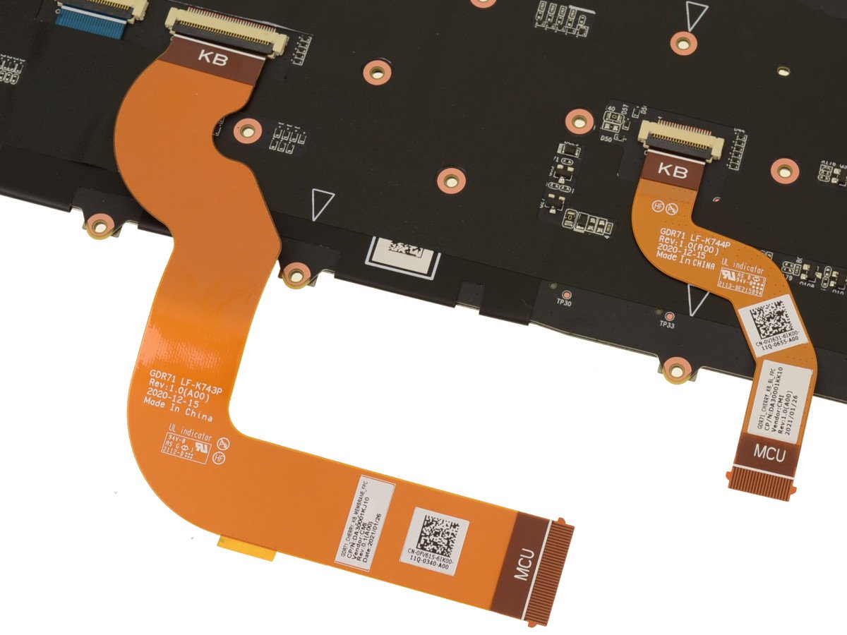 For Alienware m17 R4 Mechanical Backlit Laptop Keyboard Assembly ...