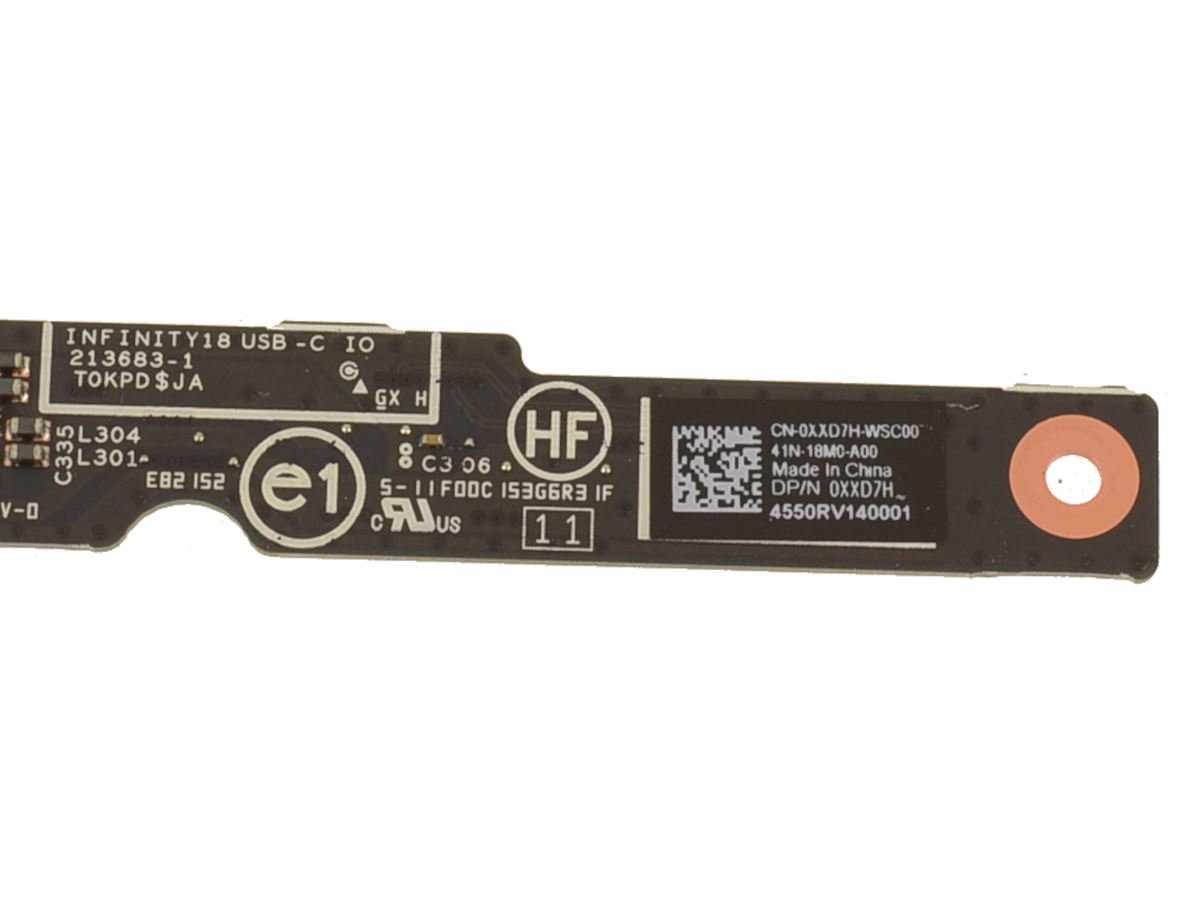 For Dell Alienware m18 R1 Right Side USB-C Port IO Circuit Board ...