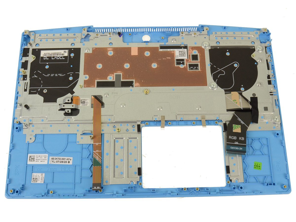 For Dell G Series G3 3500 Palmrest Keyboard Assembly - RGB Backlit -EG ...