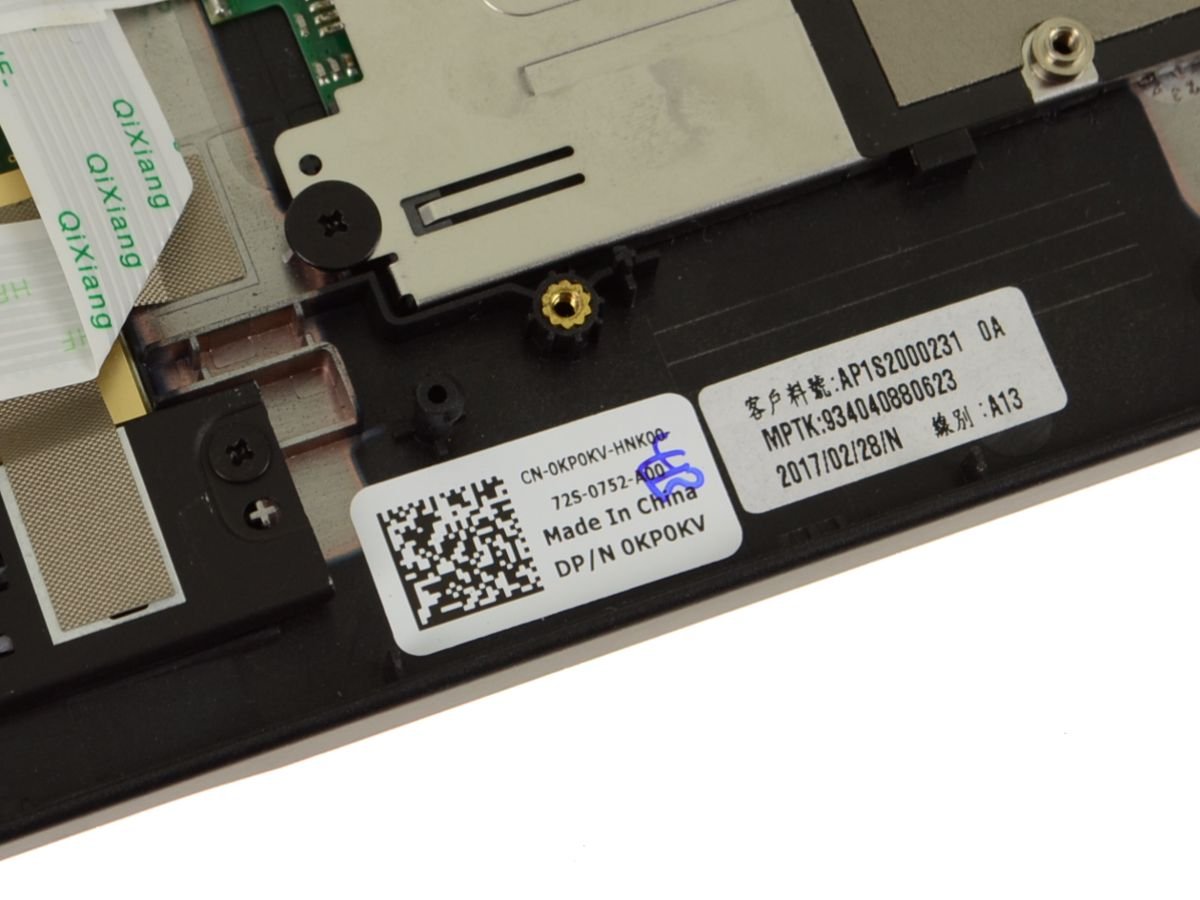 For Dell Latitude 5289 Palmrest Touchpad Assembly with Smart Card and ...