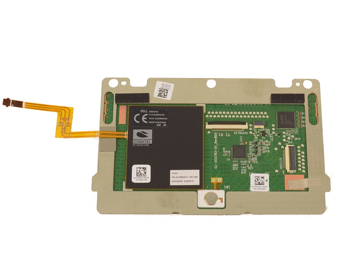 For Dell Latitude 7410 Laptop Touchpad Sensor Module with NFC / RFID ...