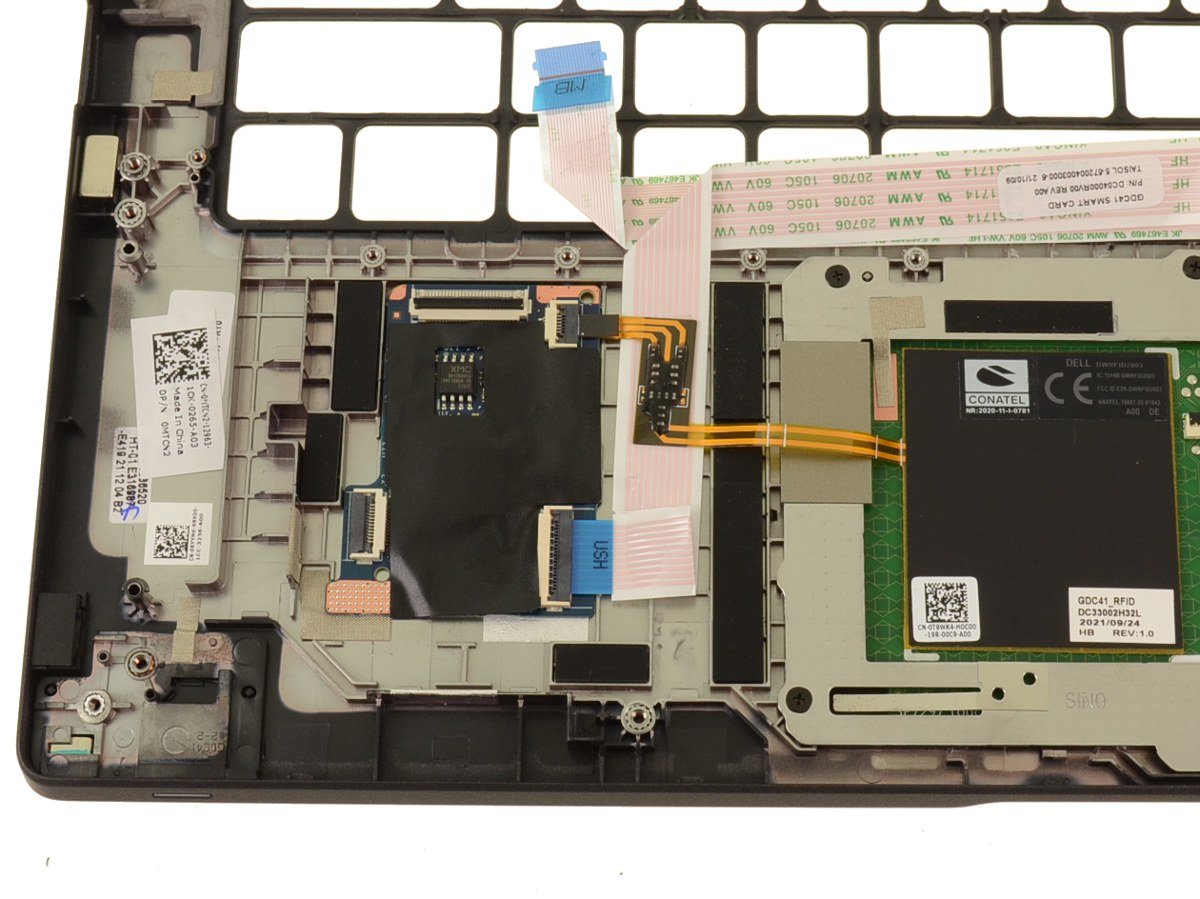 For Dell Latitude 7420 Laptop Palmrest Touchpad Assembly with Smart ...