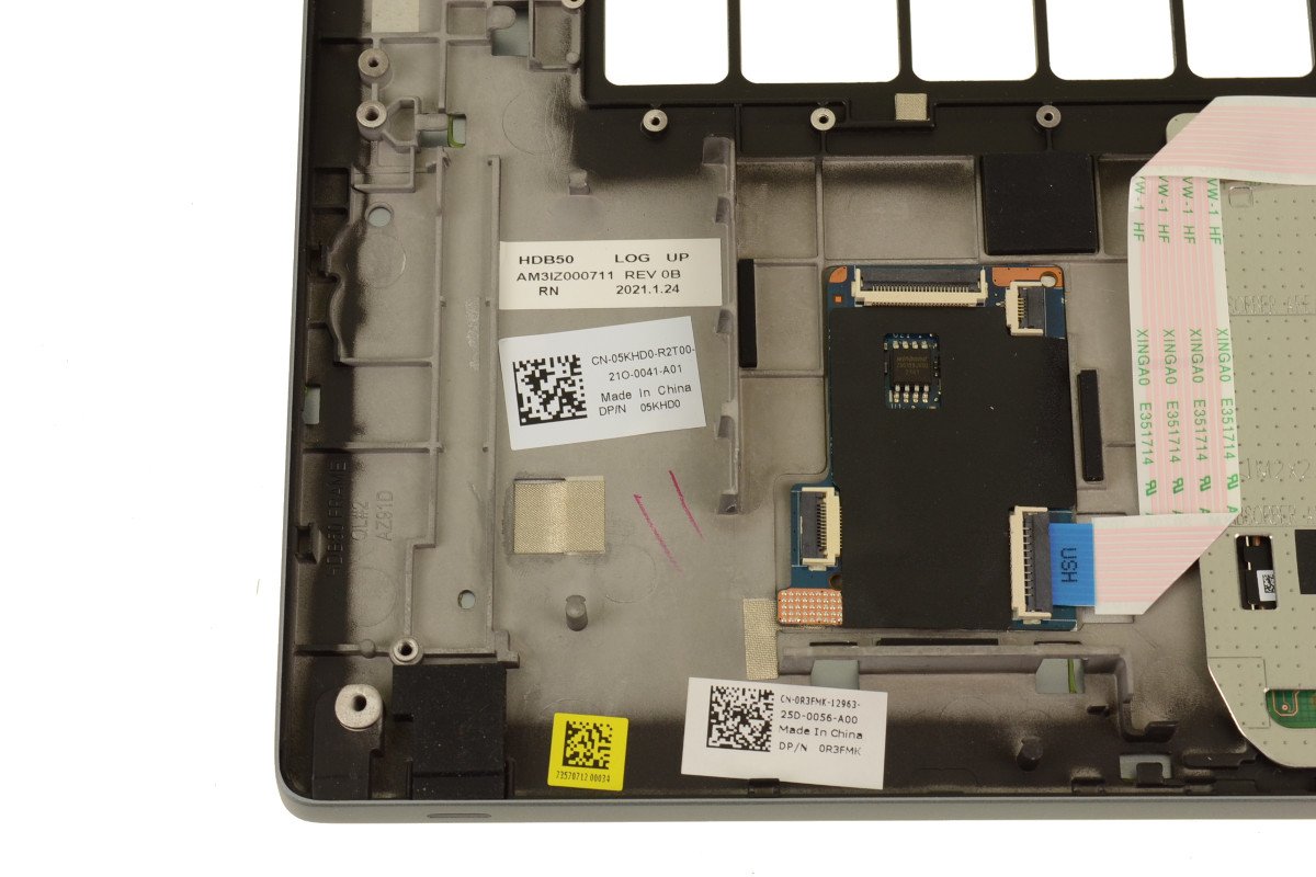 For Dell Latitude 7530 Palmrest Touchpad Assembly with Smart Card ...