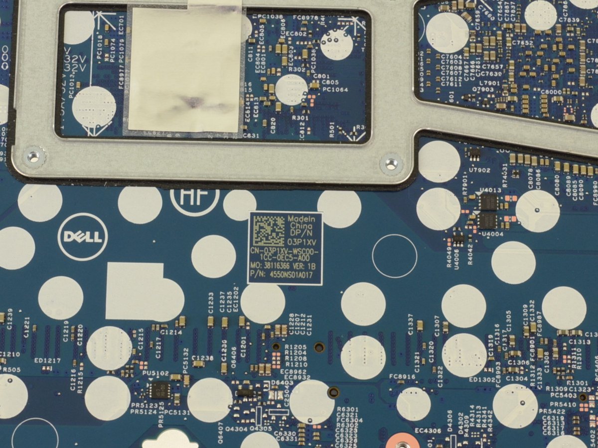 For Dell Precision 3561 Motherboard System Board with i7 2.3GHz Octa ...