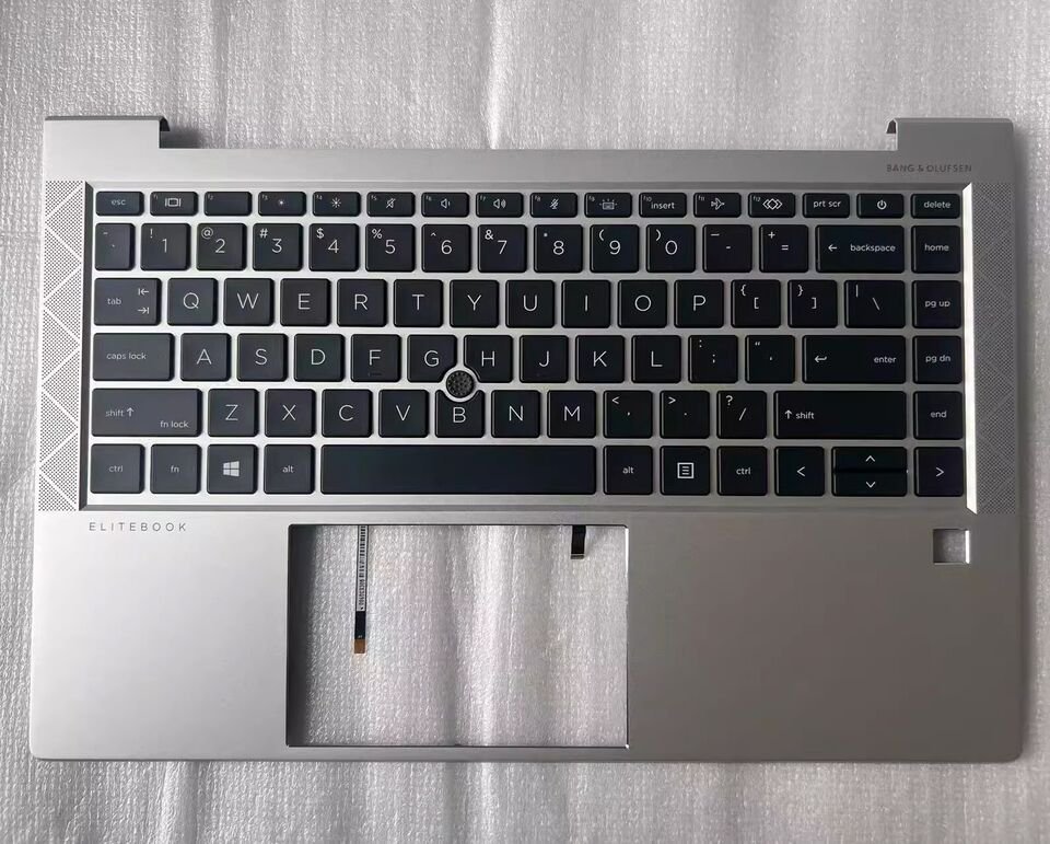 Original Palmrest Upper Case US Backlit Keyboard For HP Elitebook 840 ...