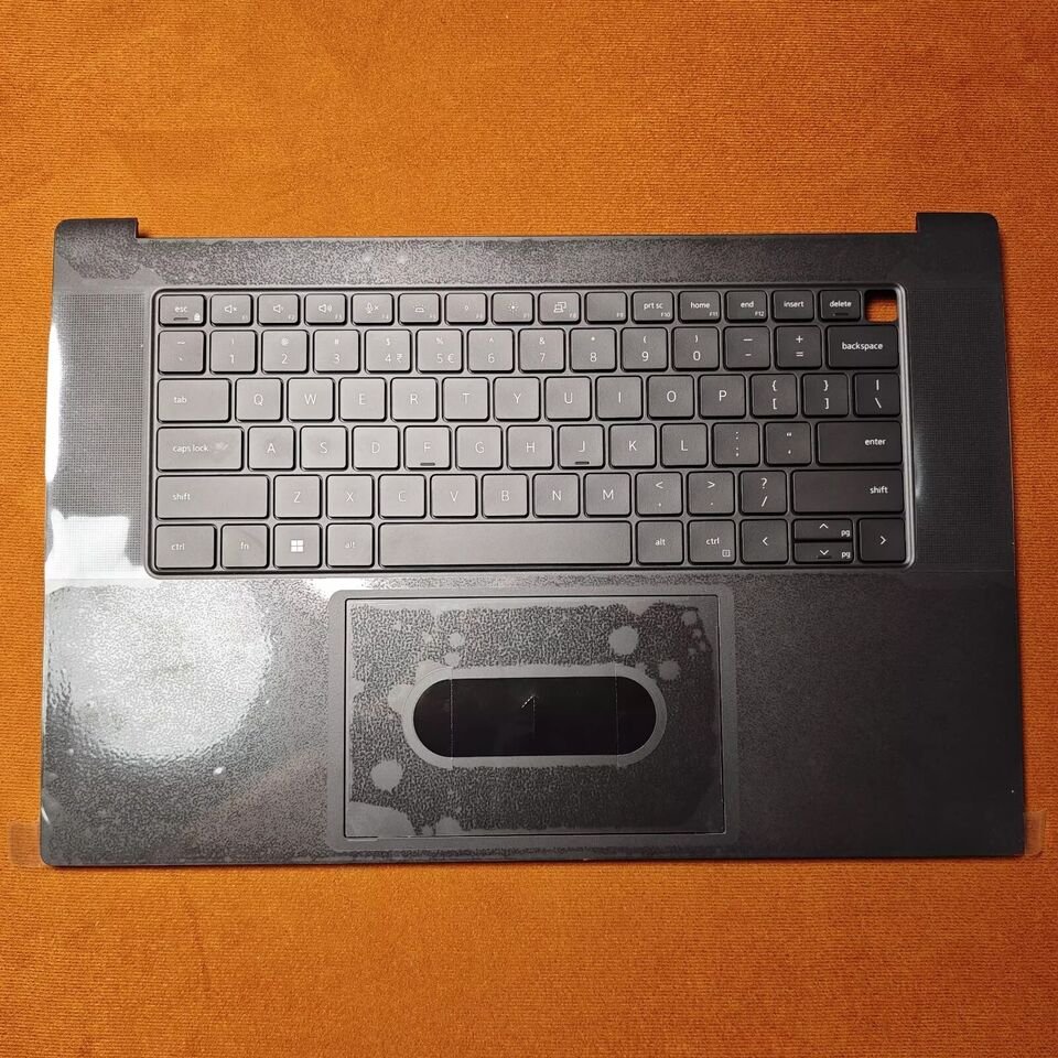 Original Palmrest Upper Case US Backlit Keyboard TP For Dell Precision ...