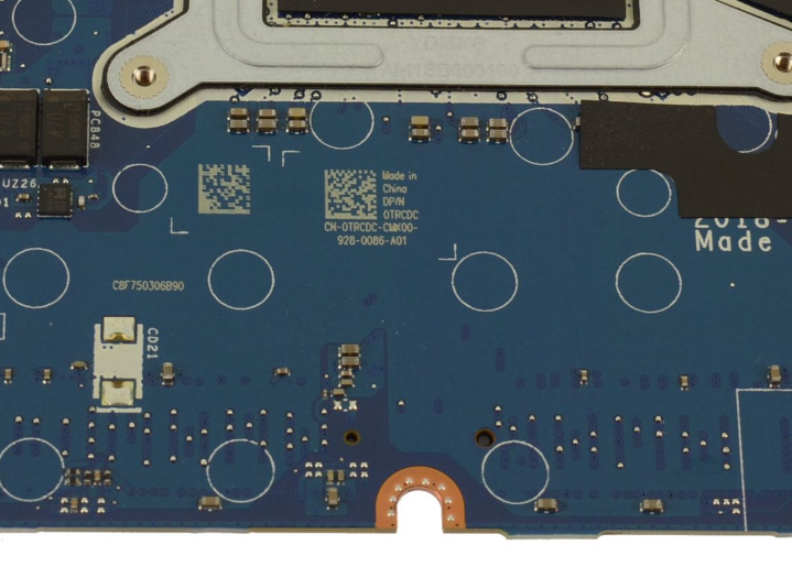 TRCDC 0TRCDC i7-8850H @ 2.6GHz CPU Hex Core Discrete Graphics For Dell ...