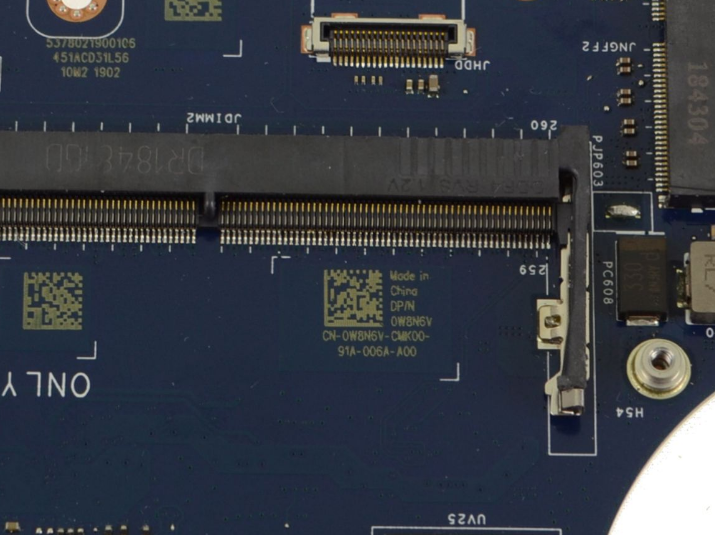 W8N6V 0W8N6V Intel Xeon E-2176M CPU Discrete Graphics For Dell ...