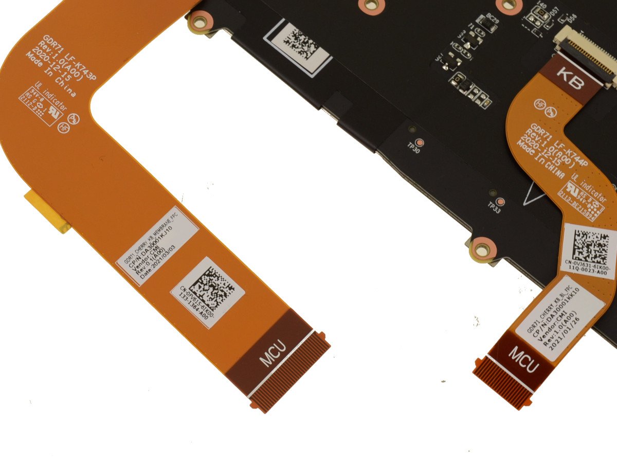 For Alienware m17 R4 Mechanical Backlit Laptop Keyboard Assembly ...