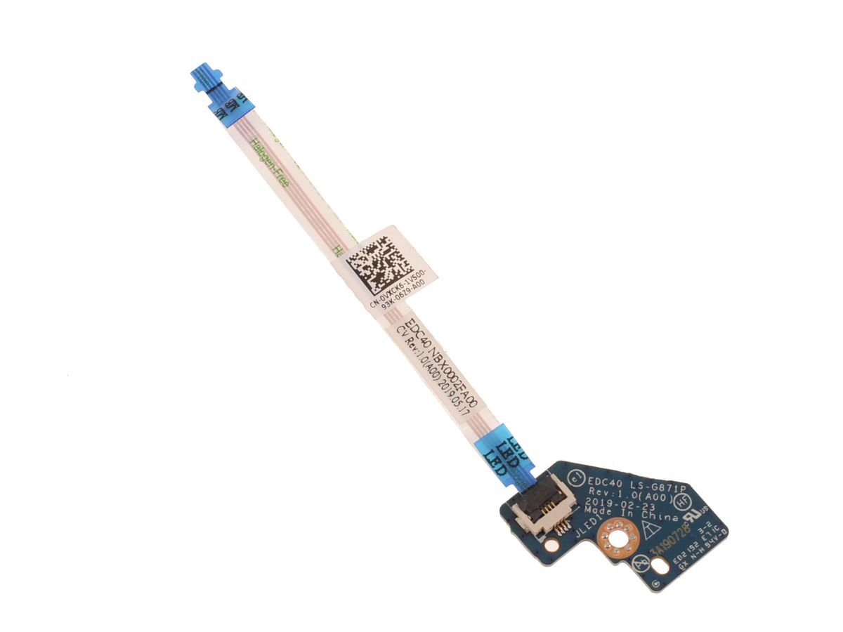 For Dell Latitude 7400 Laptop Status Indicator LED Board with Ribbon ...