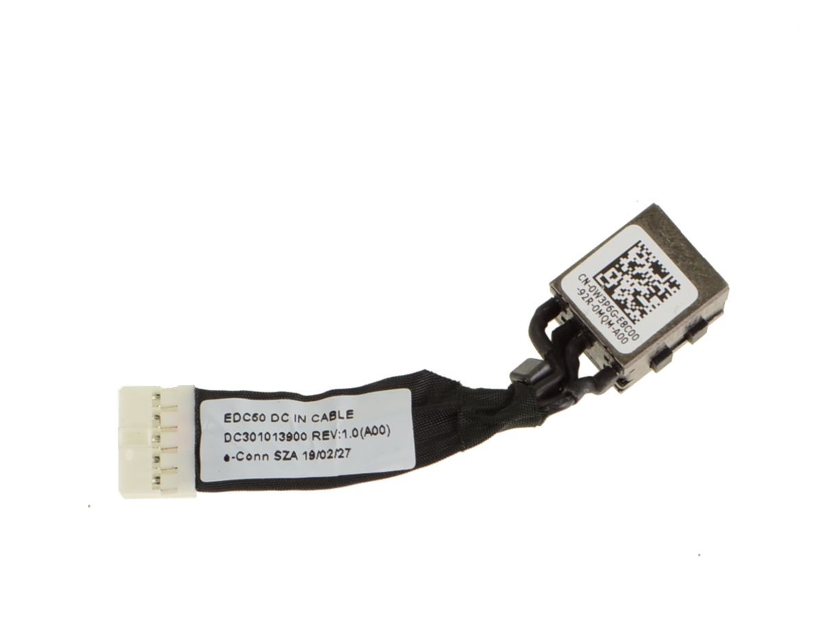 For Dell Latitude 5500 / Precision 3540 DC Power Input Jack with Cable ...