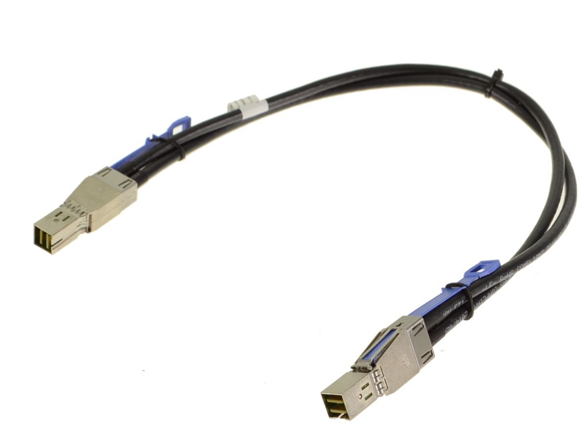 For Dell PowerVault MD1200 / MD1220 / TL2000 .5M Mini-SAS SFF-8644 to ...