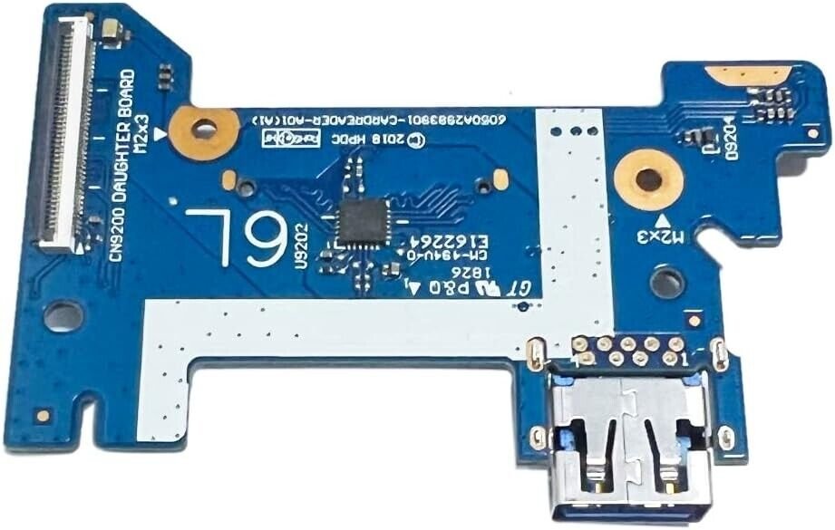 Original USB Card Reader CN9200 Daughter Board For HP 14-CK 14-CM 14-CF ...