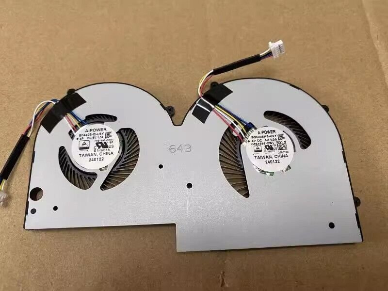 Original System Cooling Fan BS5205HS-U6Y DC5V 1.0A For MSI Summit E16 ...