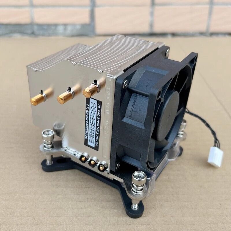 Original CPU Cooling Heatsink with Fan 80W For HP Z2 G4 SFF 810281-002 ...