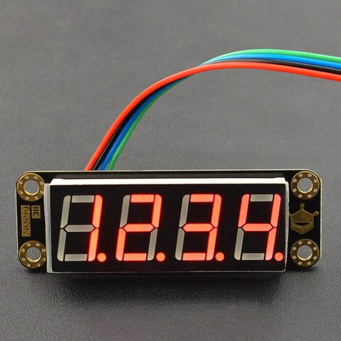 Original Gravity: 4-Digit Red Seven-Segment LED Display Module ...