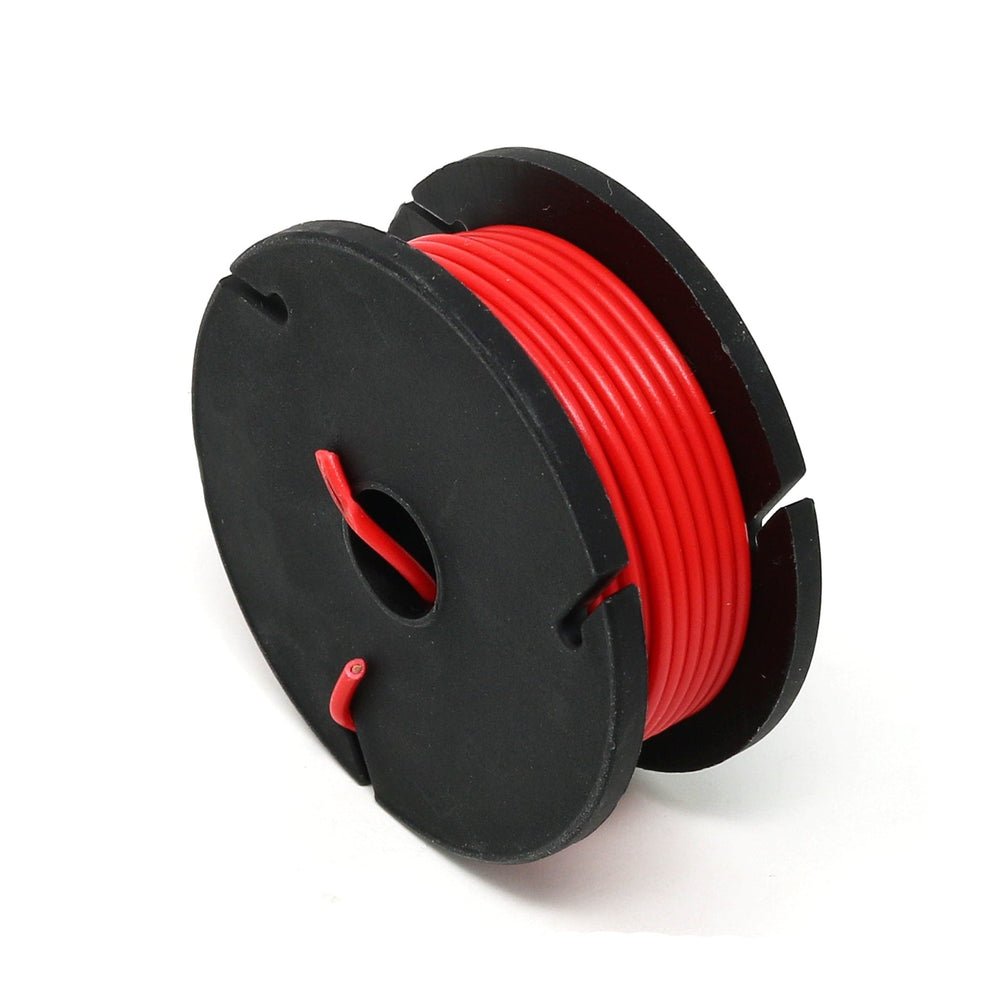Original Stranded-Core Wire Spool - 25ft - 22AWG - Red - PartsCountry ...