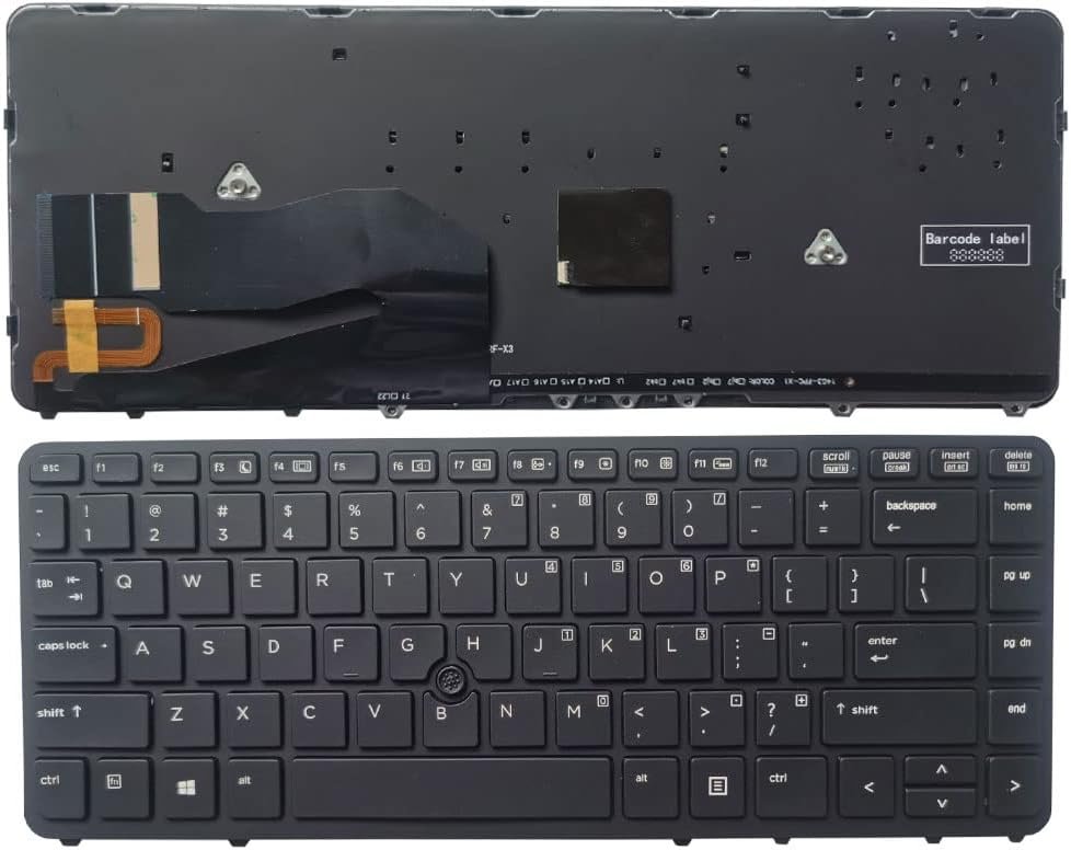 New Original For HP EliteBook 745 840 G1 G2 14.0?? keyboard US Backlit ...